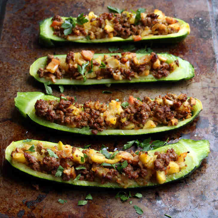Foodista | Recipes, Cooking Tips, and Food News | AIP Stuffed Zucchini ...